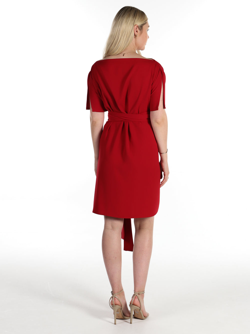 Bright Red Lara Dress